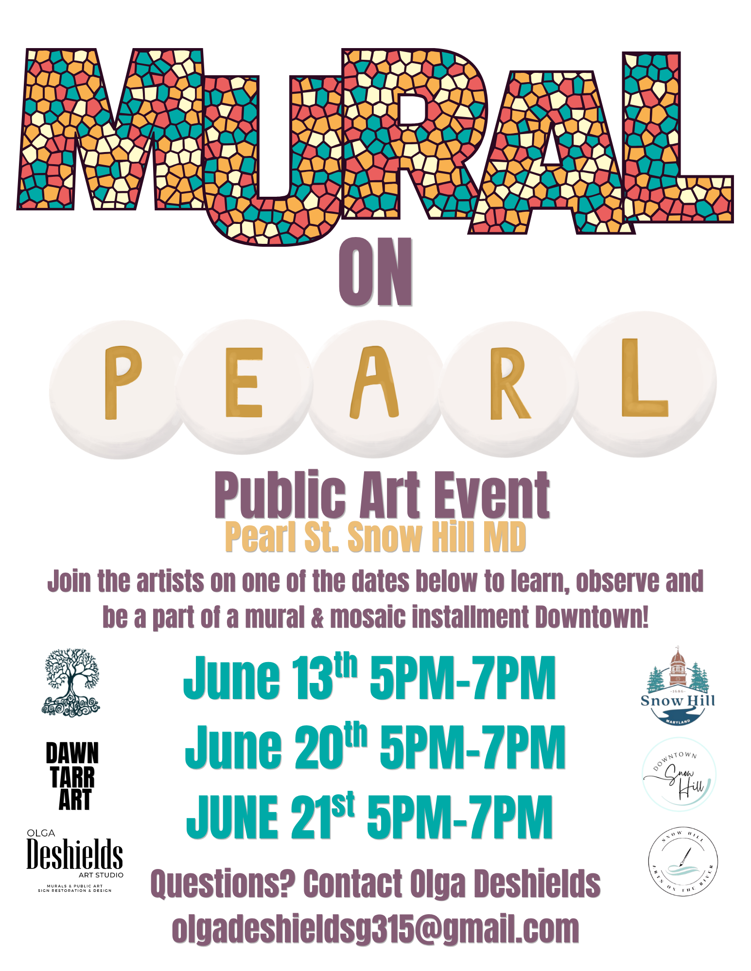 Snow Hill mural to bring river scene illusion to Pearl Street