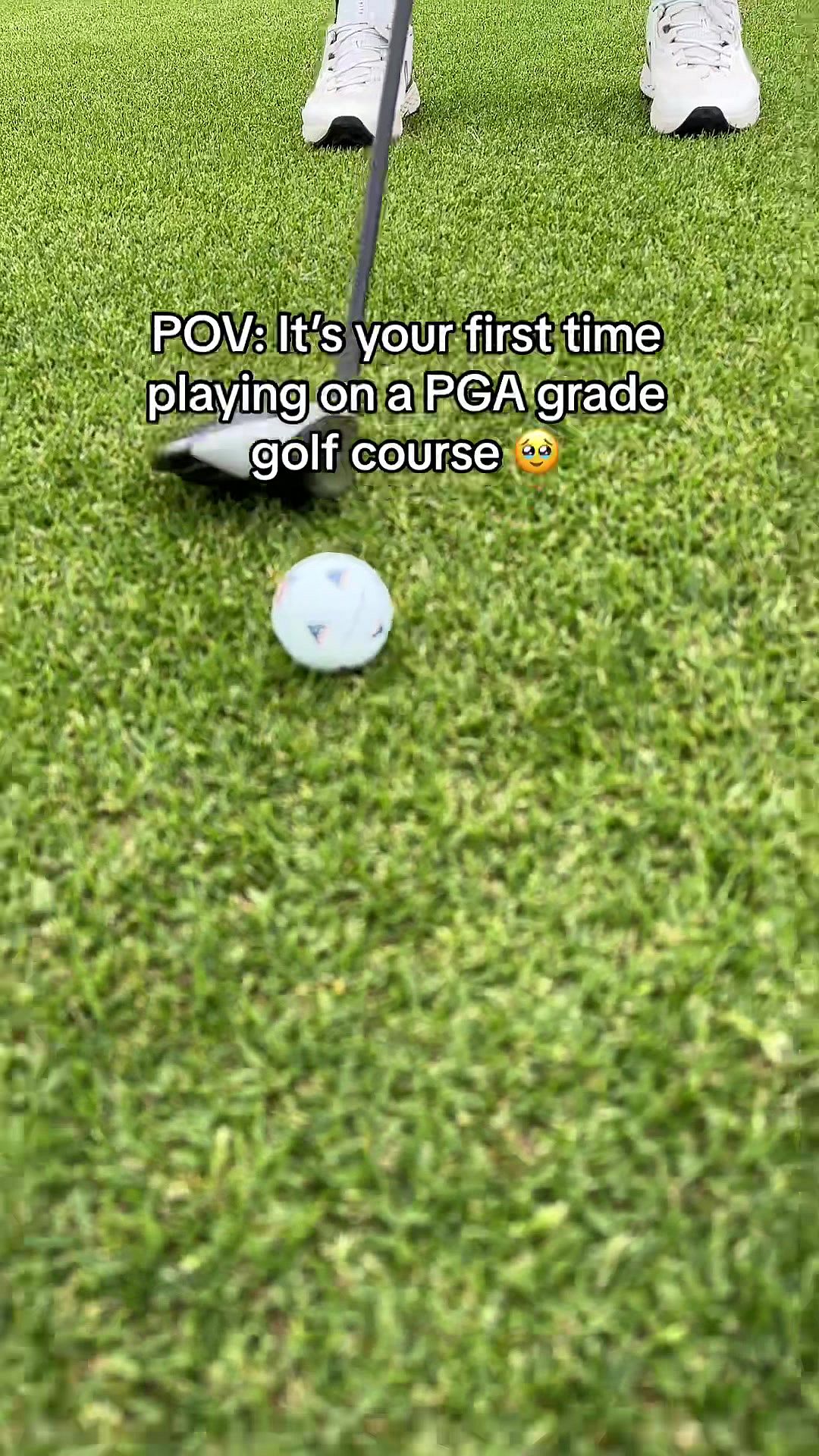 Some of the best golf course conditions I’ve ever played on