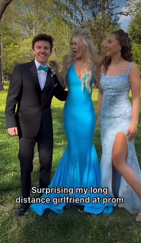 Surprising my long-distance girlfriend at prom