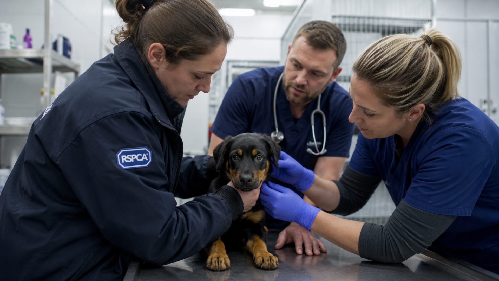 Abandoned puppy put to sleep after being found tied to bin with ...