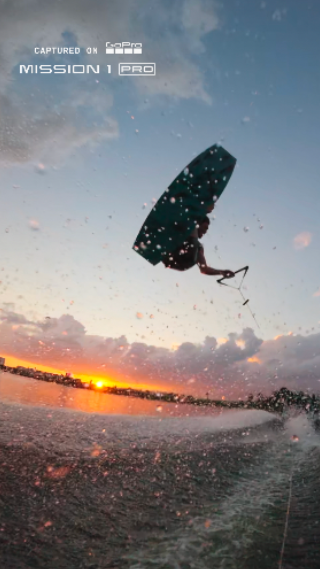 Golden hour wake session