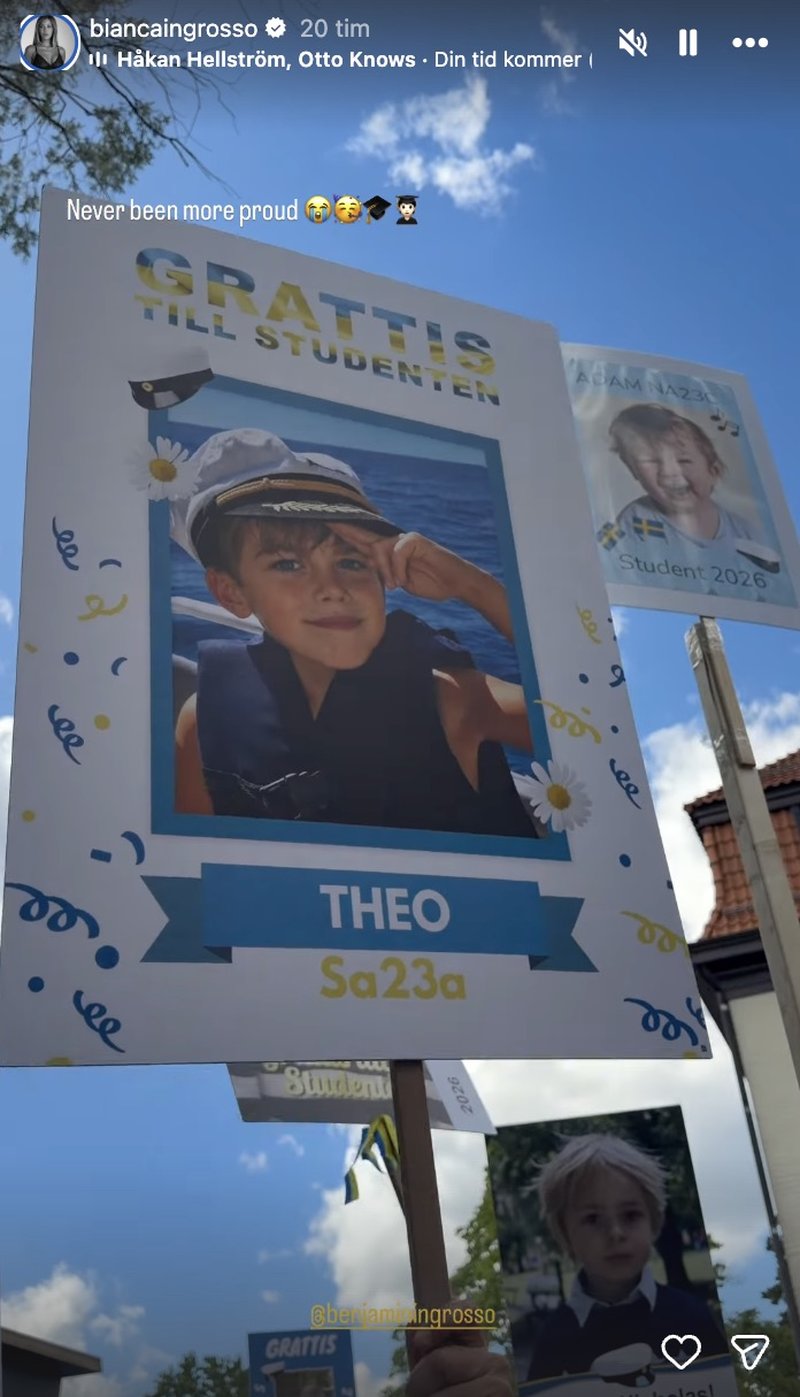 Theo Wahlgren har tagit studenten – Pernilla i tårar av stolthet: "Första"