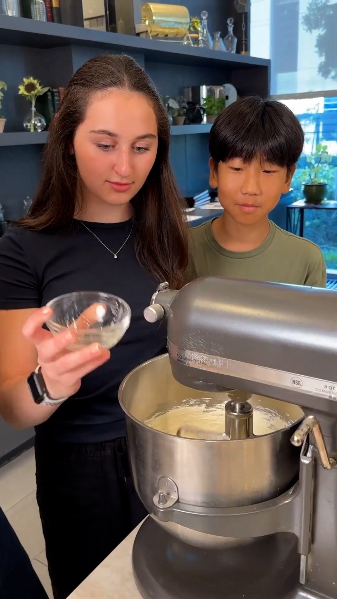 Creating an upscale cheesecake with a caviar garnish
