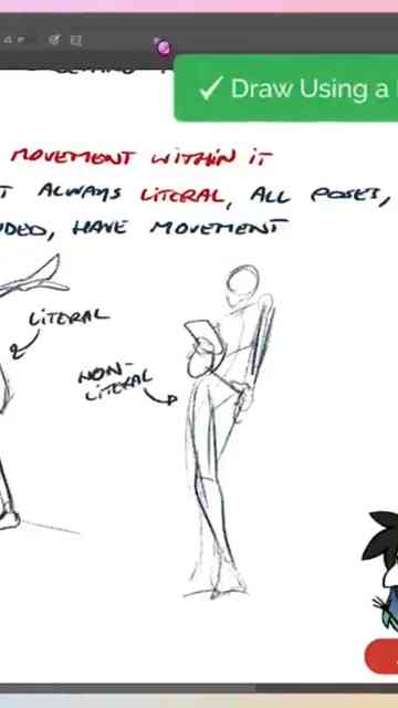 How to draw non literal movement in your art