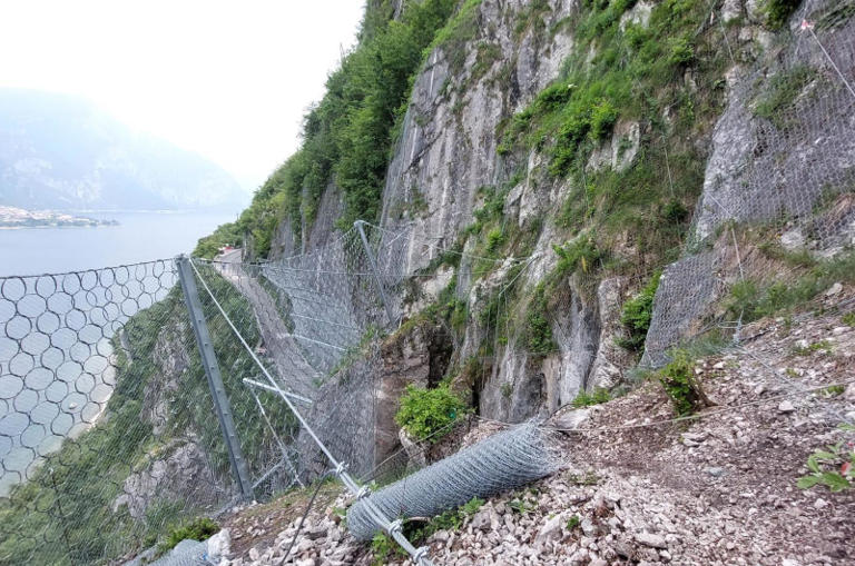 Strada provinciale 46: il punto sui lavori a Oliveto Lario