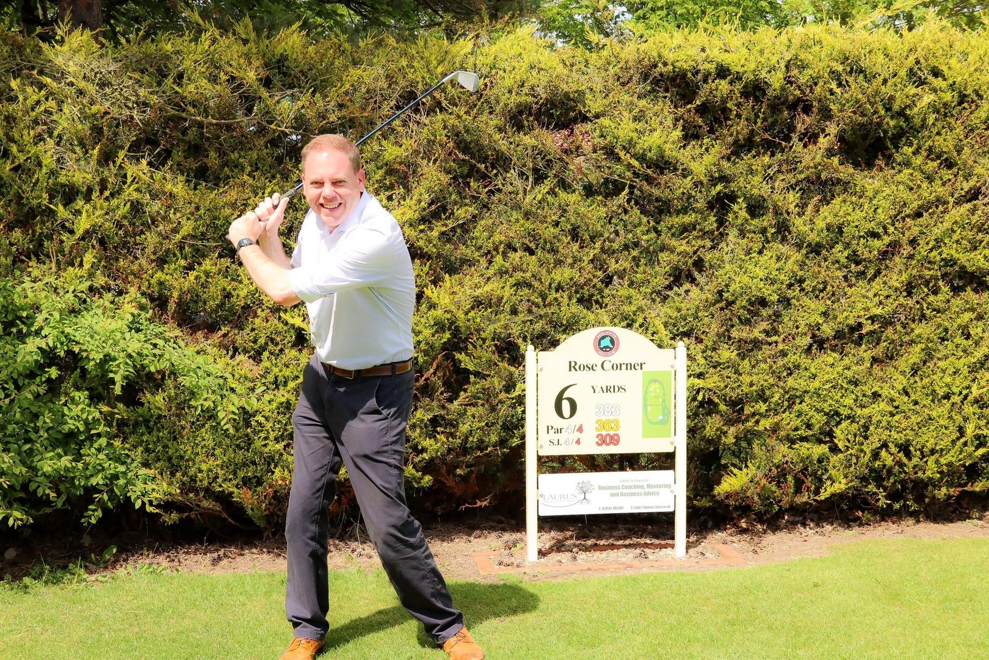 MP visits golf club as it launches new course layout