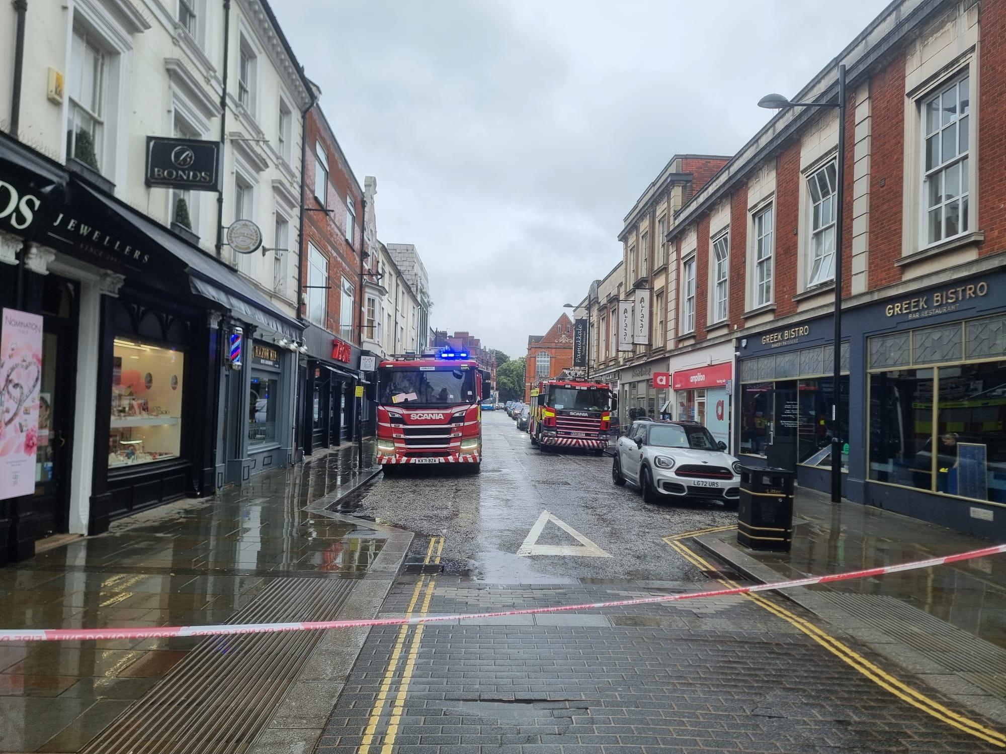 Firefighters called to fryer fire in Northampton town centre as ...
