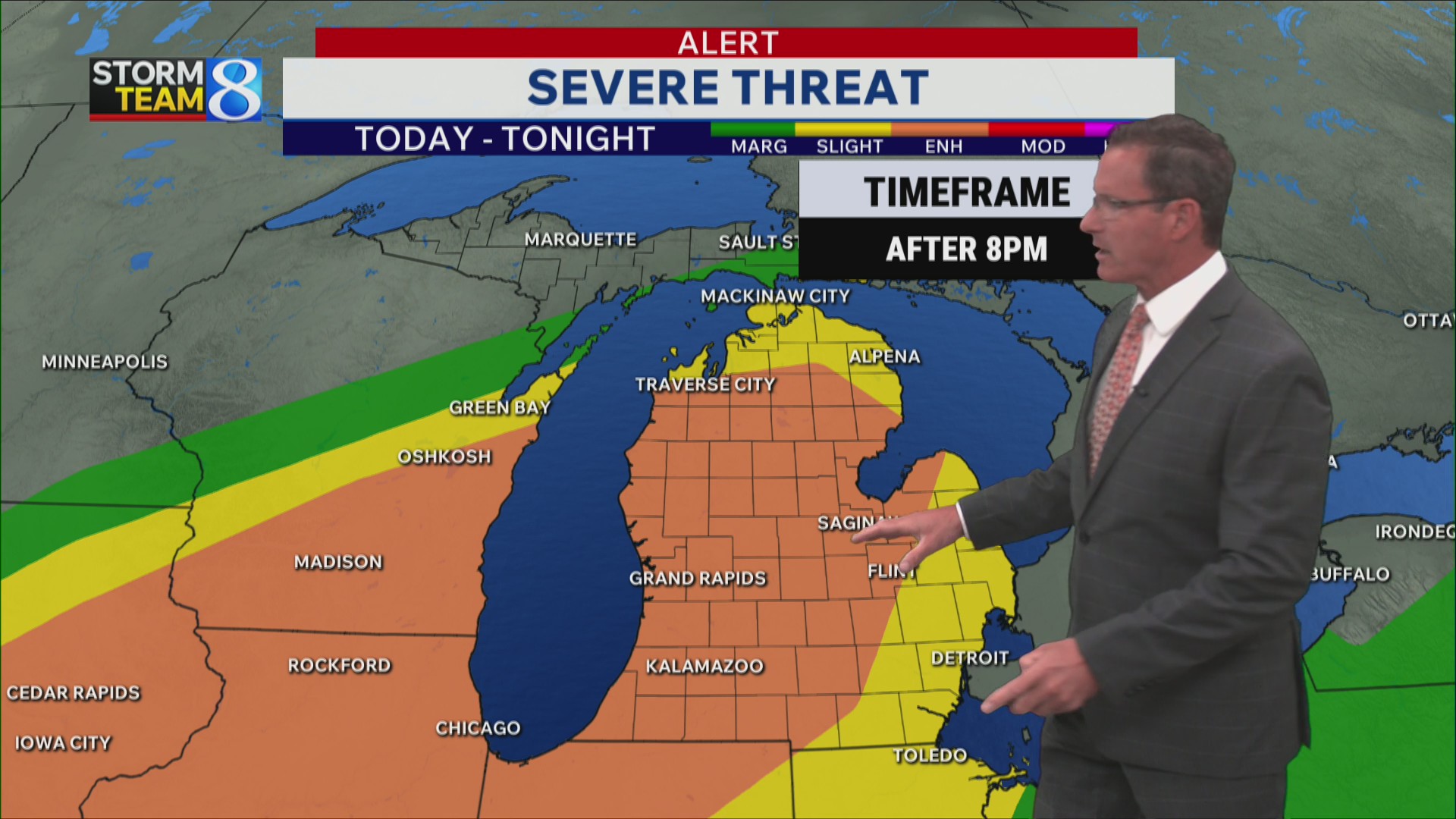 Storm Team 8 forecast, Daybreak, 061126