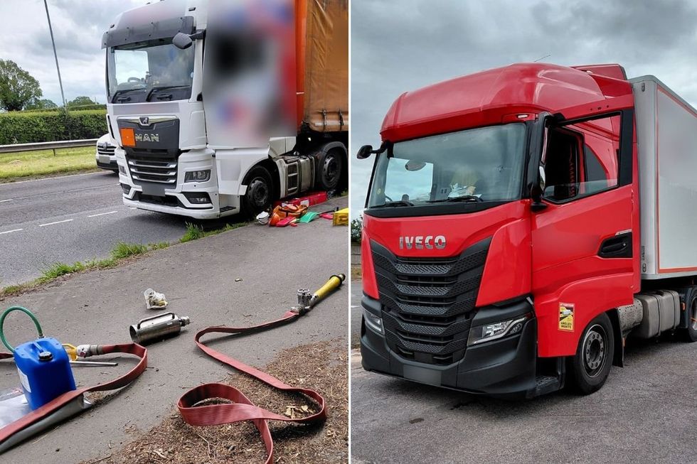 Drivers carrying 'hazardous materials' targeted in police crackdown ...