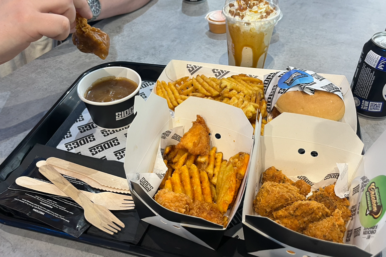Sides may have sprung from YouTube fad but the chicken is serious - we ...