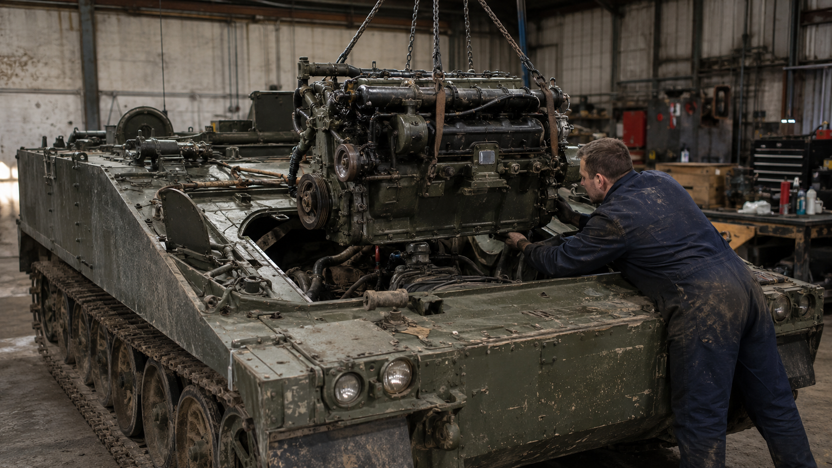 FV432 engine swap hits trouble before the tank moves again
