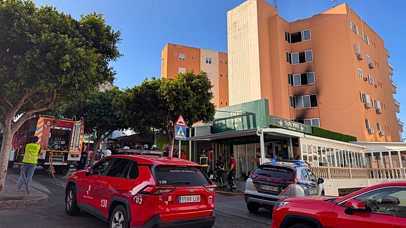 Maiorca: dois mortos e vinte feridos em incêndio em prédio em Magaluf