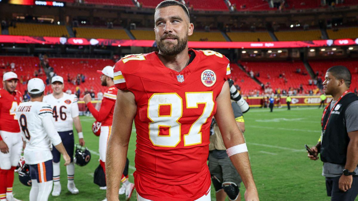 Why didn't Travis Kelce attend 'Toy Story 5' premiere with Taylor Swift?