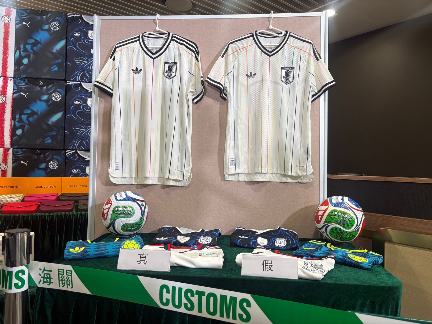 Hong Kong customs swoop ahead of the World Cup, seizing $20M in fake goods