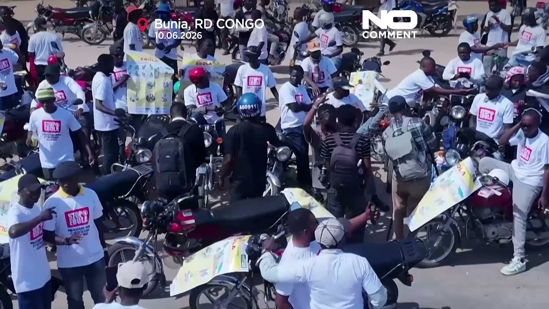 Congo motorcyclists mobilise as Ebola outbreak fuels fear