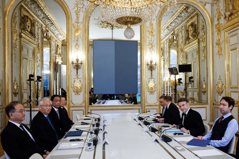 China joins Macron-led video call in rare economic talks ahead of G7 ...
