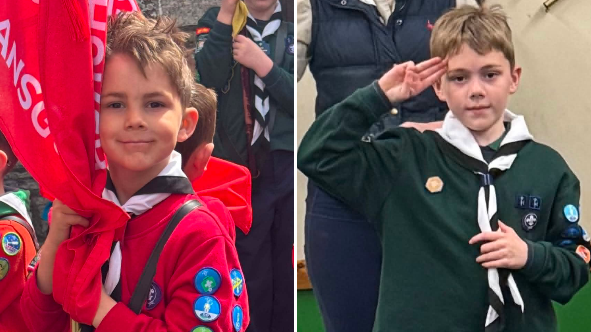 Scouts pay tribute to 'cheeky' boys killed in crash