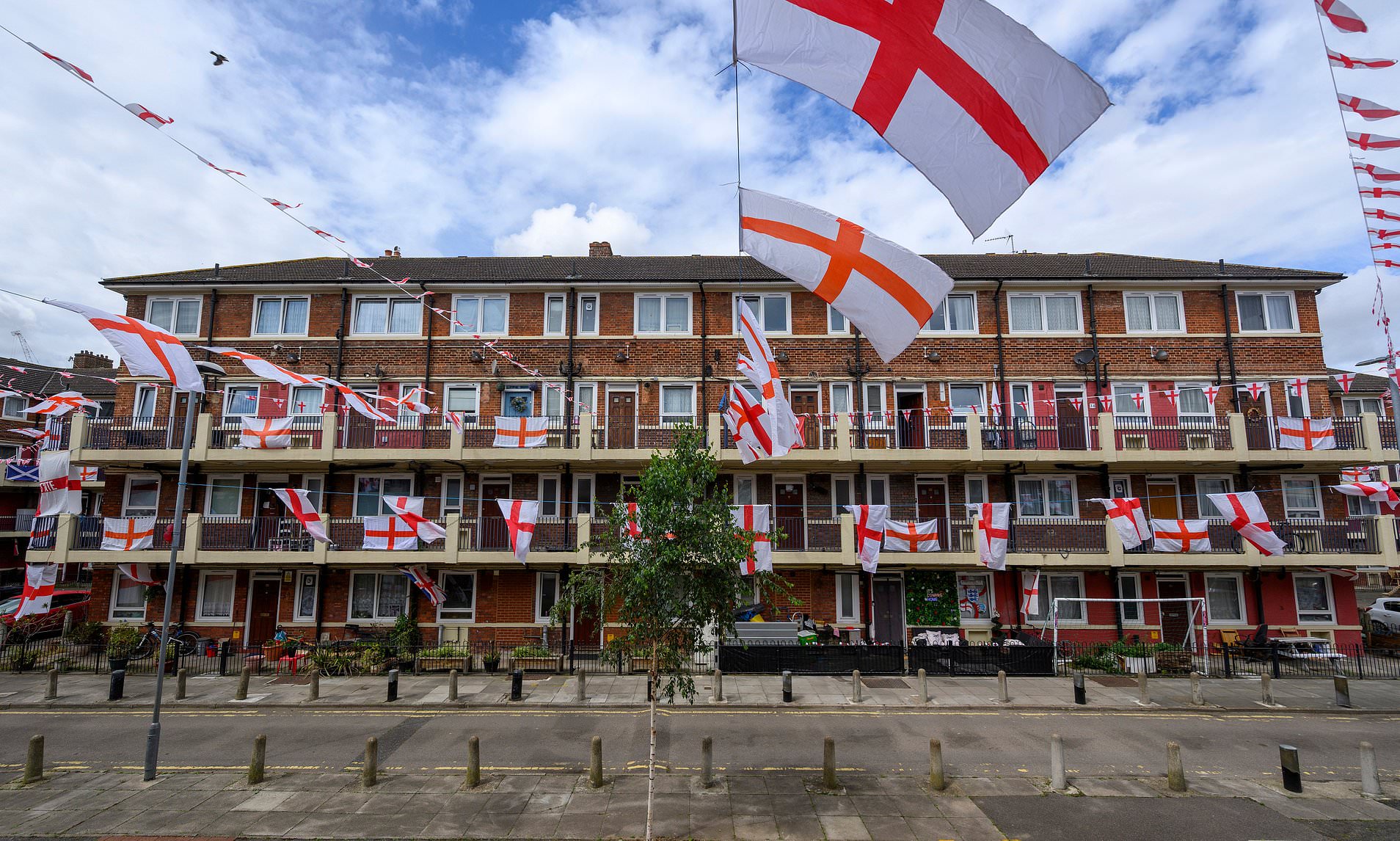 Don't hang England flags on public property, councils tell fans to ...