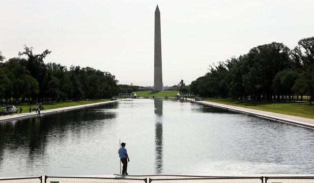 The absurd reflecting pool freak-out