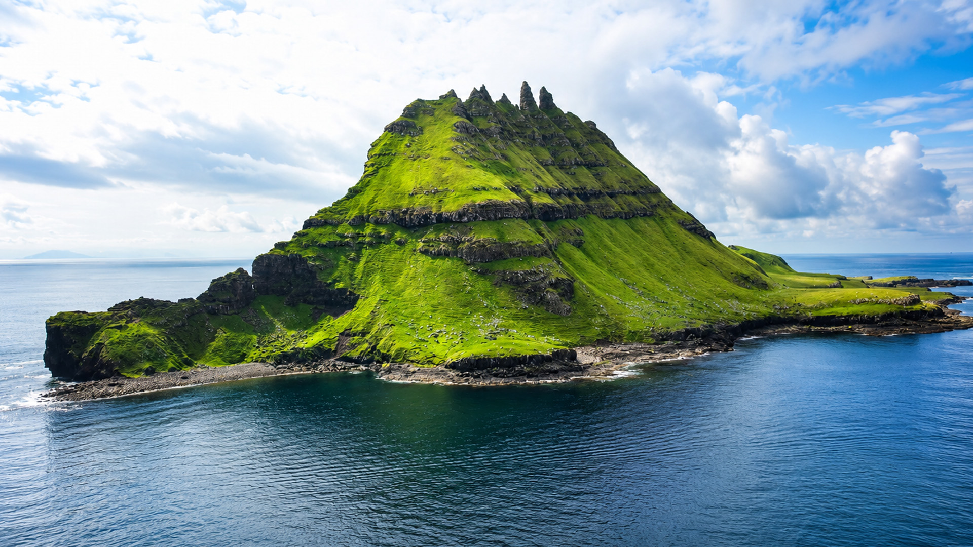 ¿Por qué esta isla parece artificial?