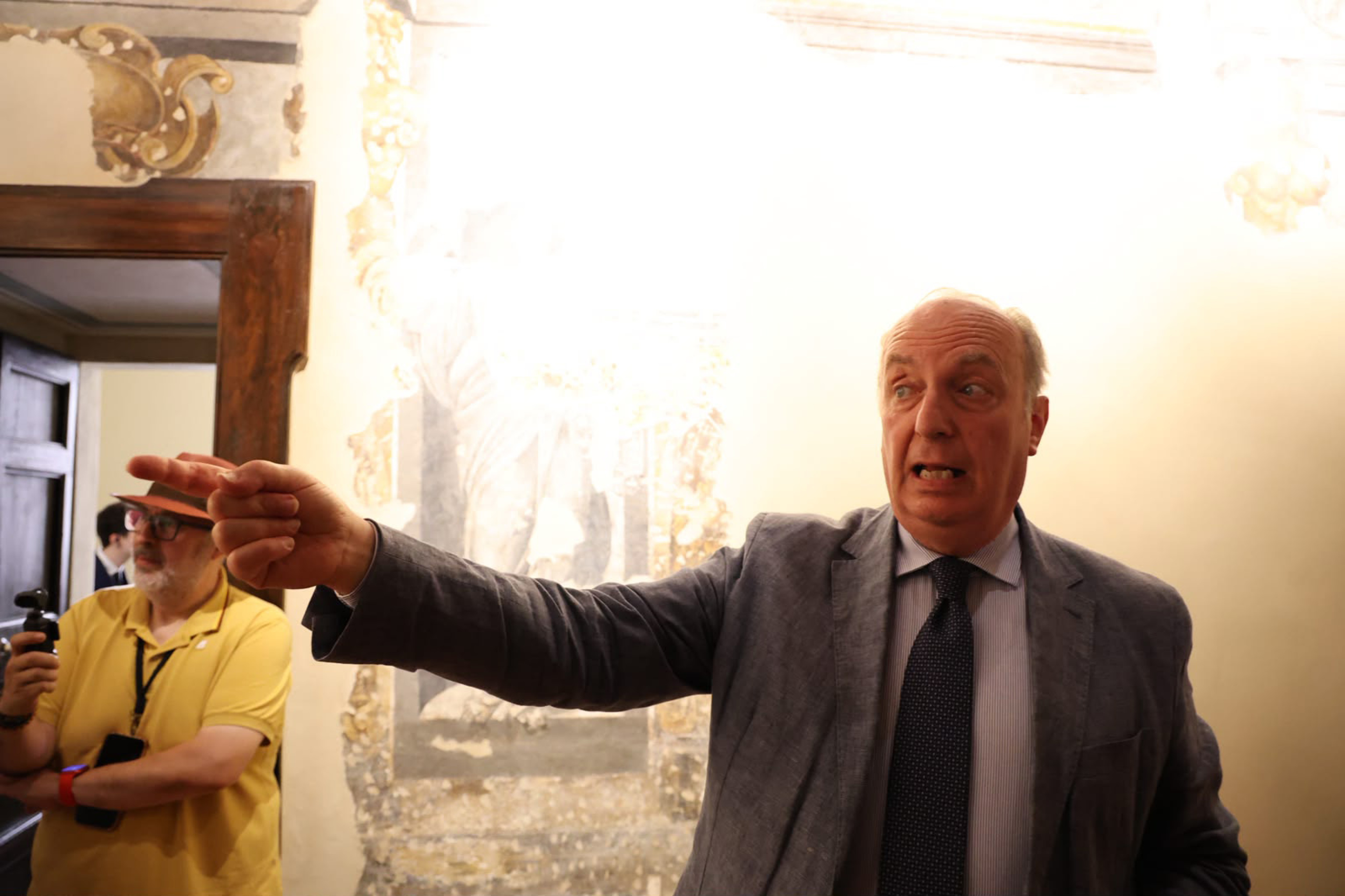 Fresco cycle found in Leopardi's house