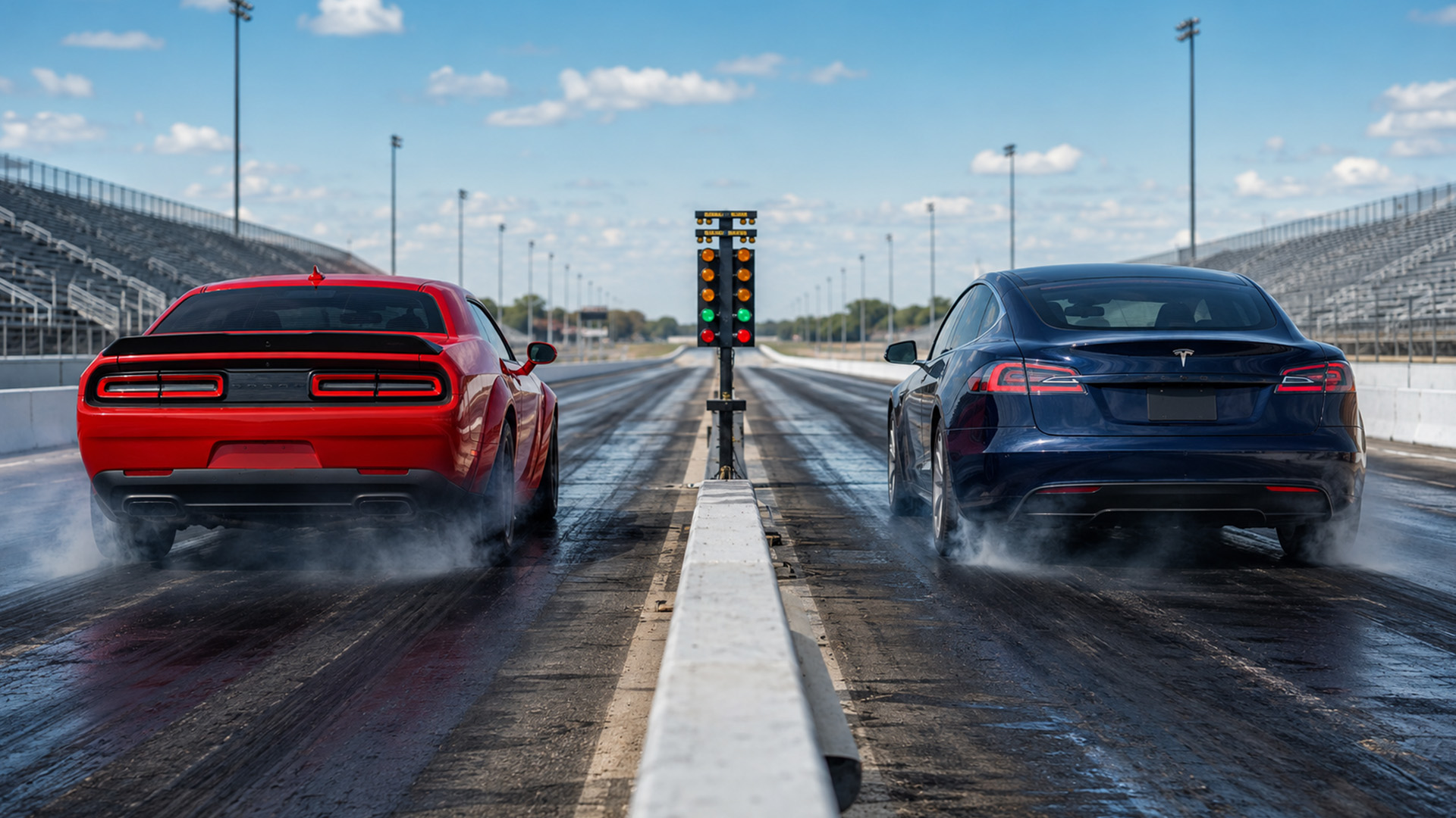 1200HP Dodge Demon faces Tesla Model S Plaid drag race