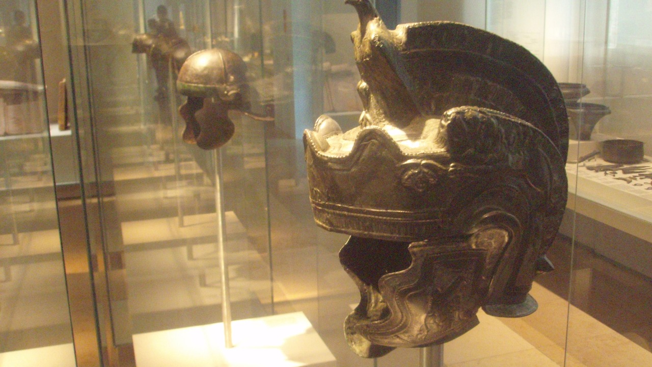A cache of 43 helmets pulled from the sea off Spain turned out to be ...