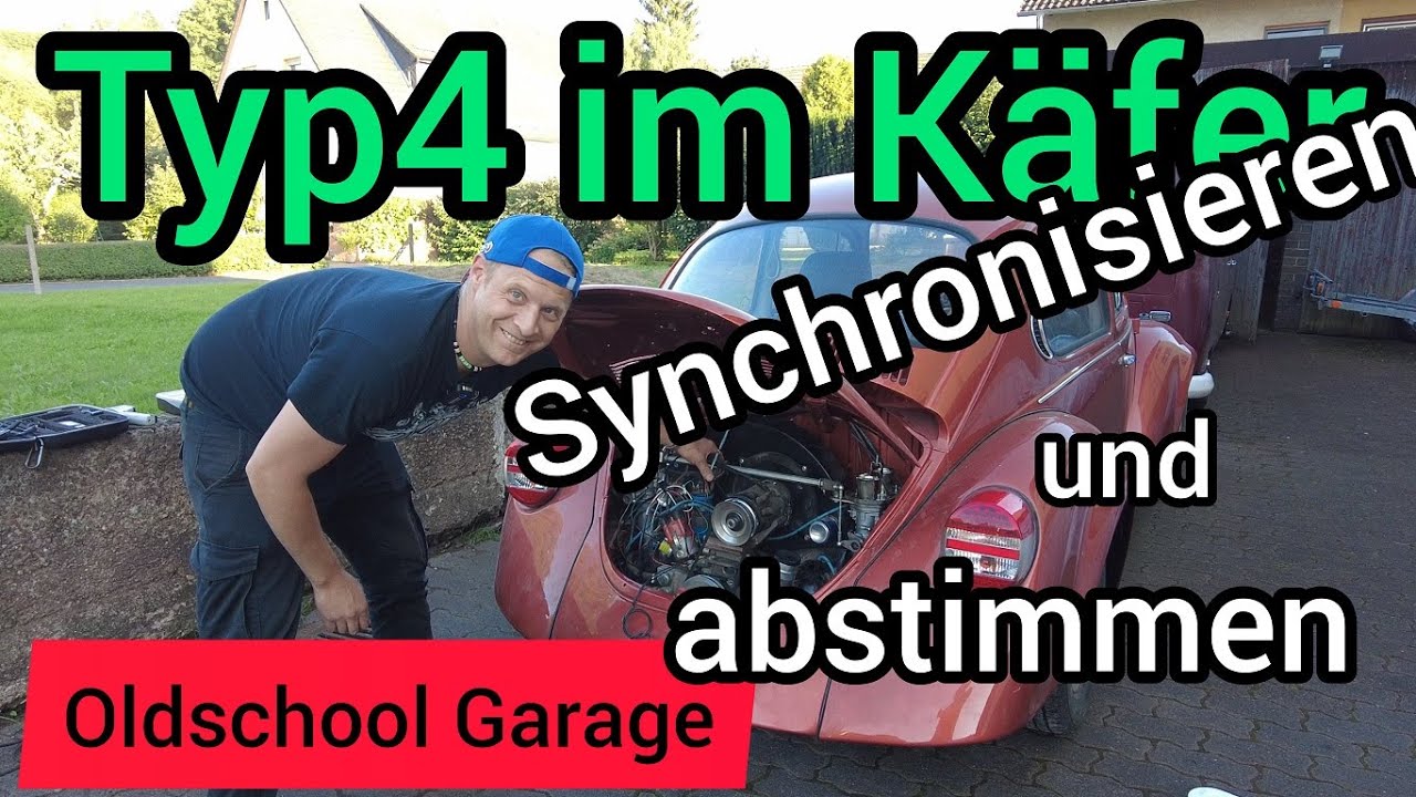 VW Käfer tuning 2,0l Typ4 mit Weber Vergasern synchronisieren und abstimmen