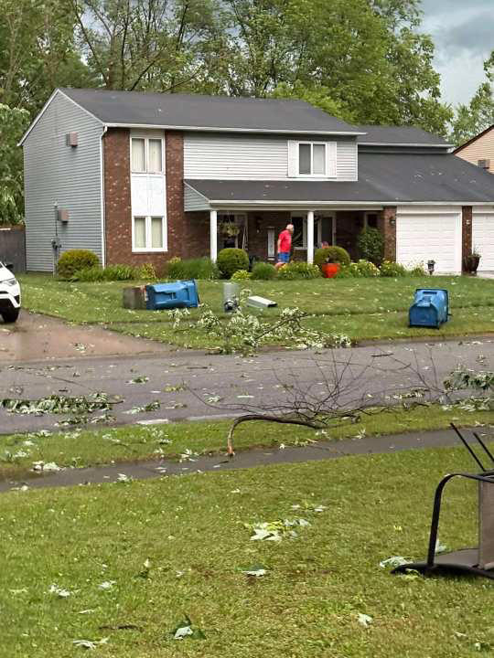 Storms snap trees, damage bowling alley in Lorain County