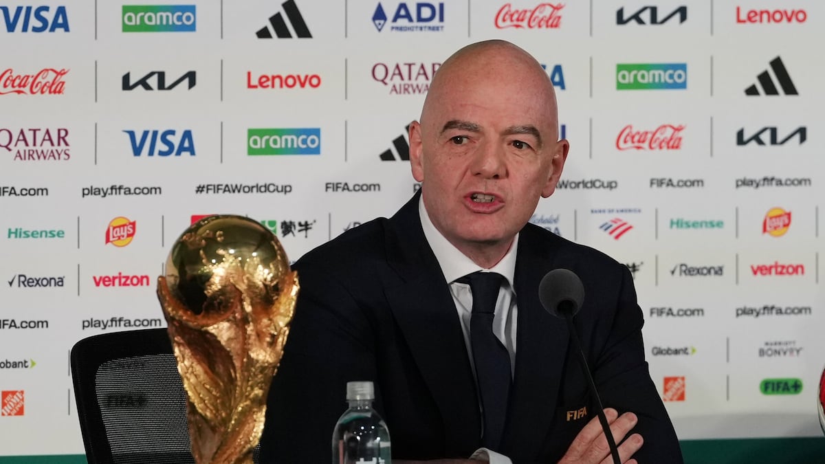 FIFA president defends record World Cup ticket prices