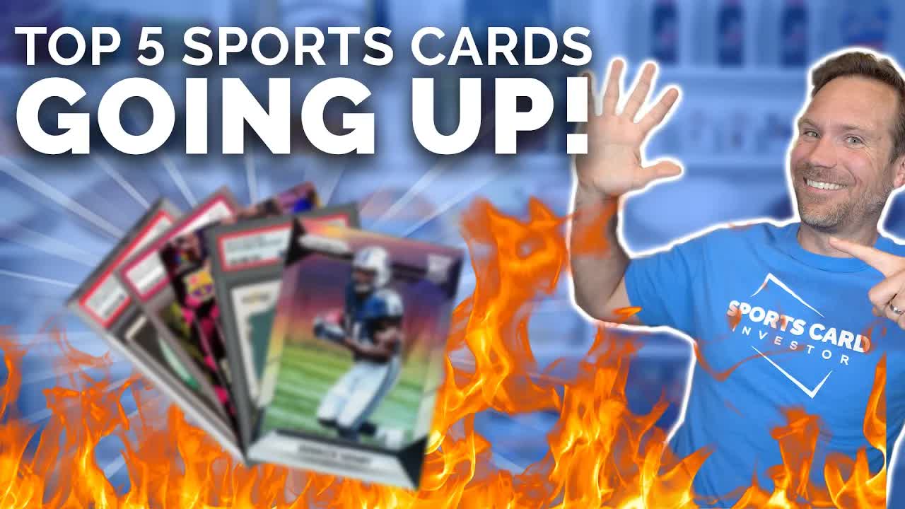 Top 5 sports cards going up! 🏈⚾️⚽️