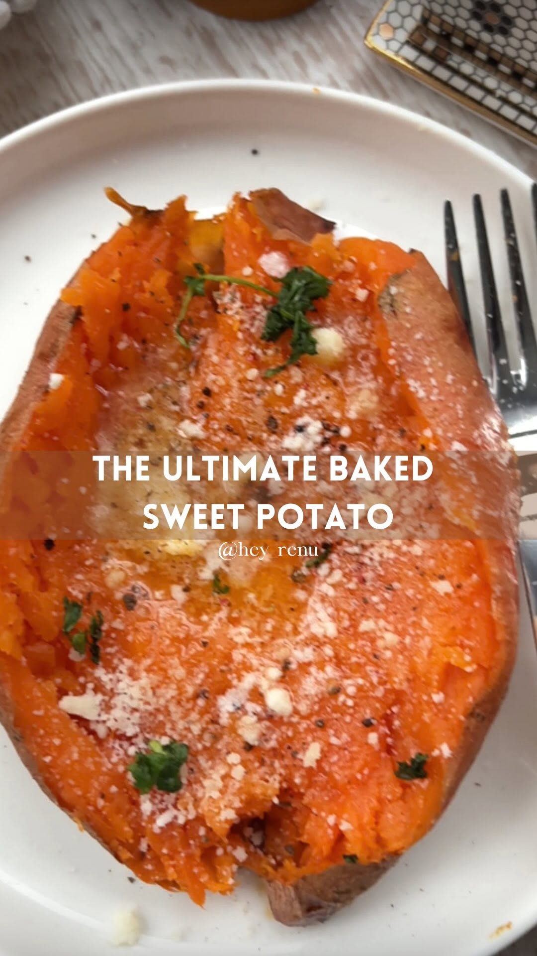 Sweet potato cozy girl dinner that's simple and satisfying