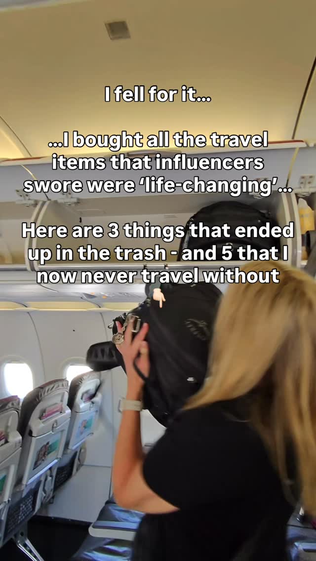 5 travel essentials I swear by and 3 I’ll never pack again
