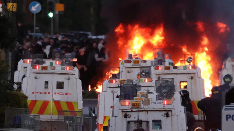 Violence erupts in Northern Ireland following stabbing incident