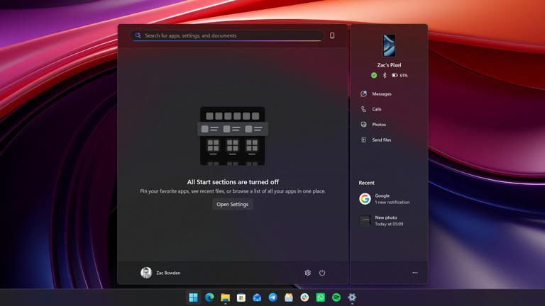 Hands-on with Windows 11's updated Start menu customization features