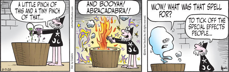 The latest 'Wizard of Id' comics by Parker and Hart