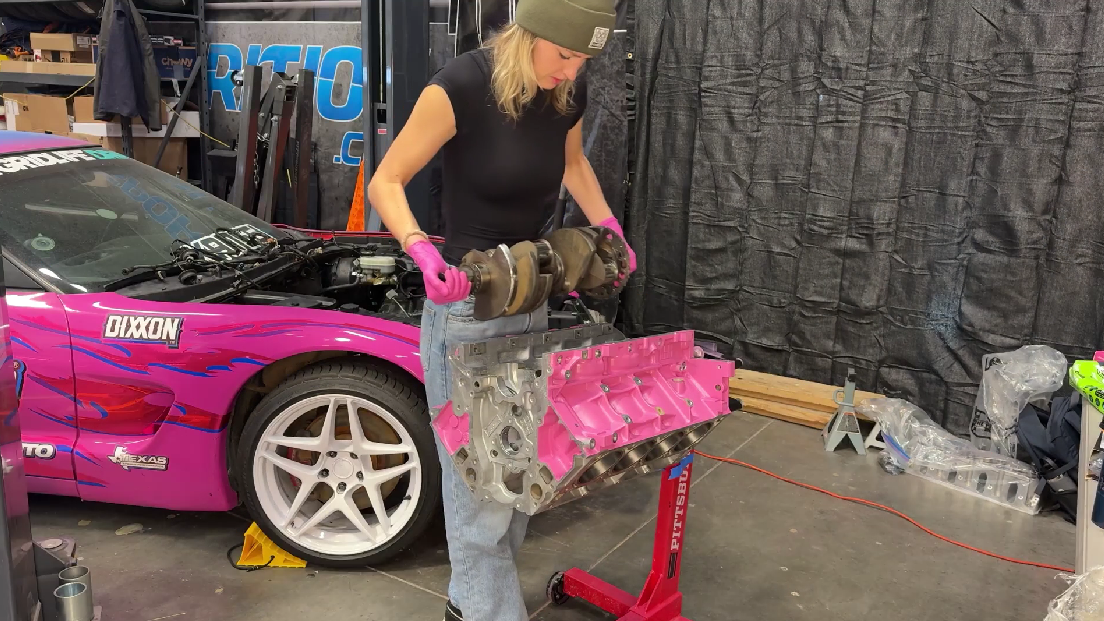 Inside the Corvette C5 short block engine rebuild process
