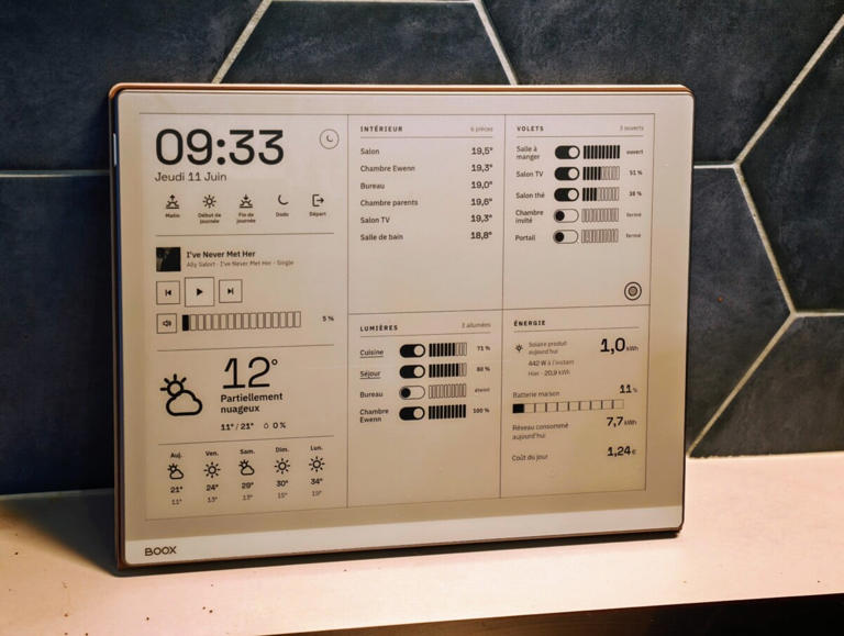 J’ai transformé une liseuse en tableau de bord pour ma maison connectée ...