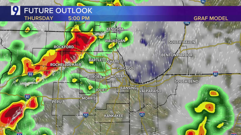 Severe weather timeline: Tracking Thursday storm chances