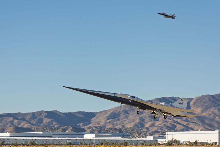 NASA’s ‘Son of Concorde’ hits 713mph and breaks the sound barrier for ...