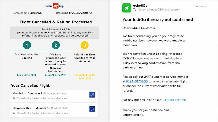 IndiGo flyer booked ₹1 lakh Bali tickets. Two cancellations later, she ...