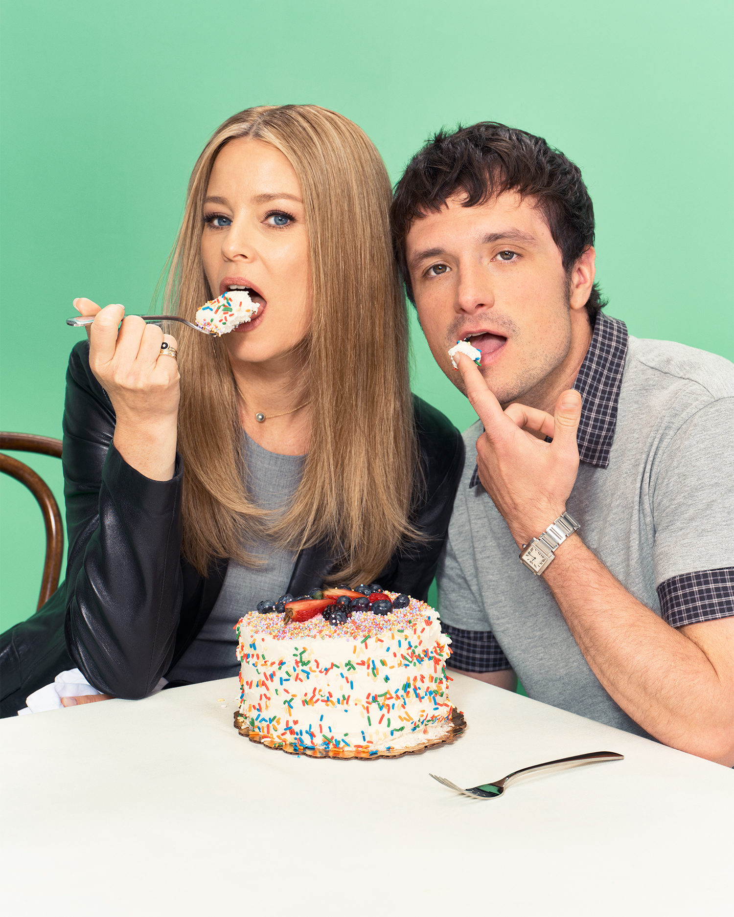 Elizabeth Banks and Josh Hutcherson reunite after 'The Hunger Games'