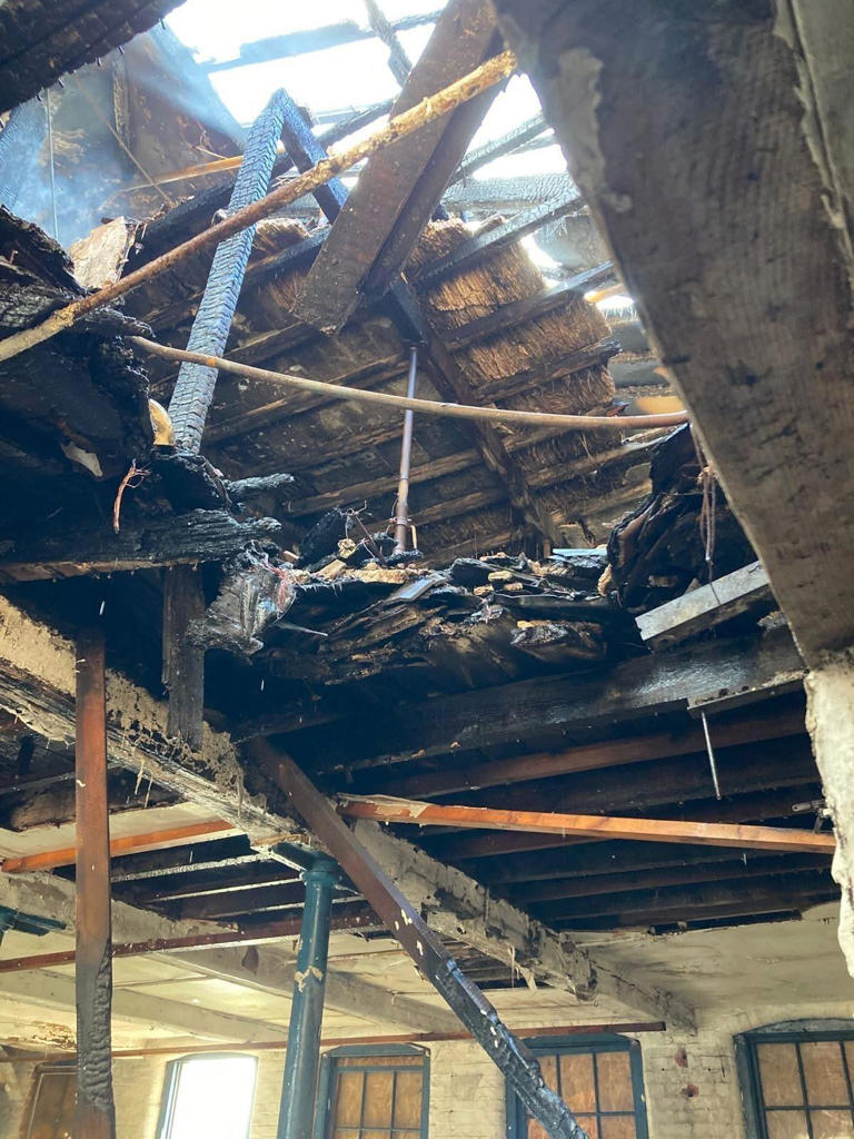 Photos show damage caused by blaze that ripped through derelict ...