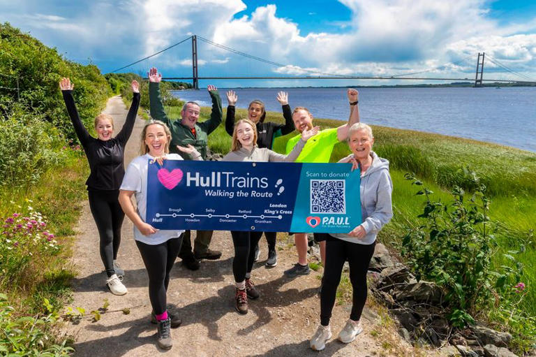 Hull Trains colleagues to walk 150-mile route to London in heartfelt ...