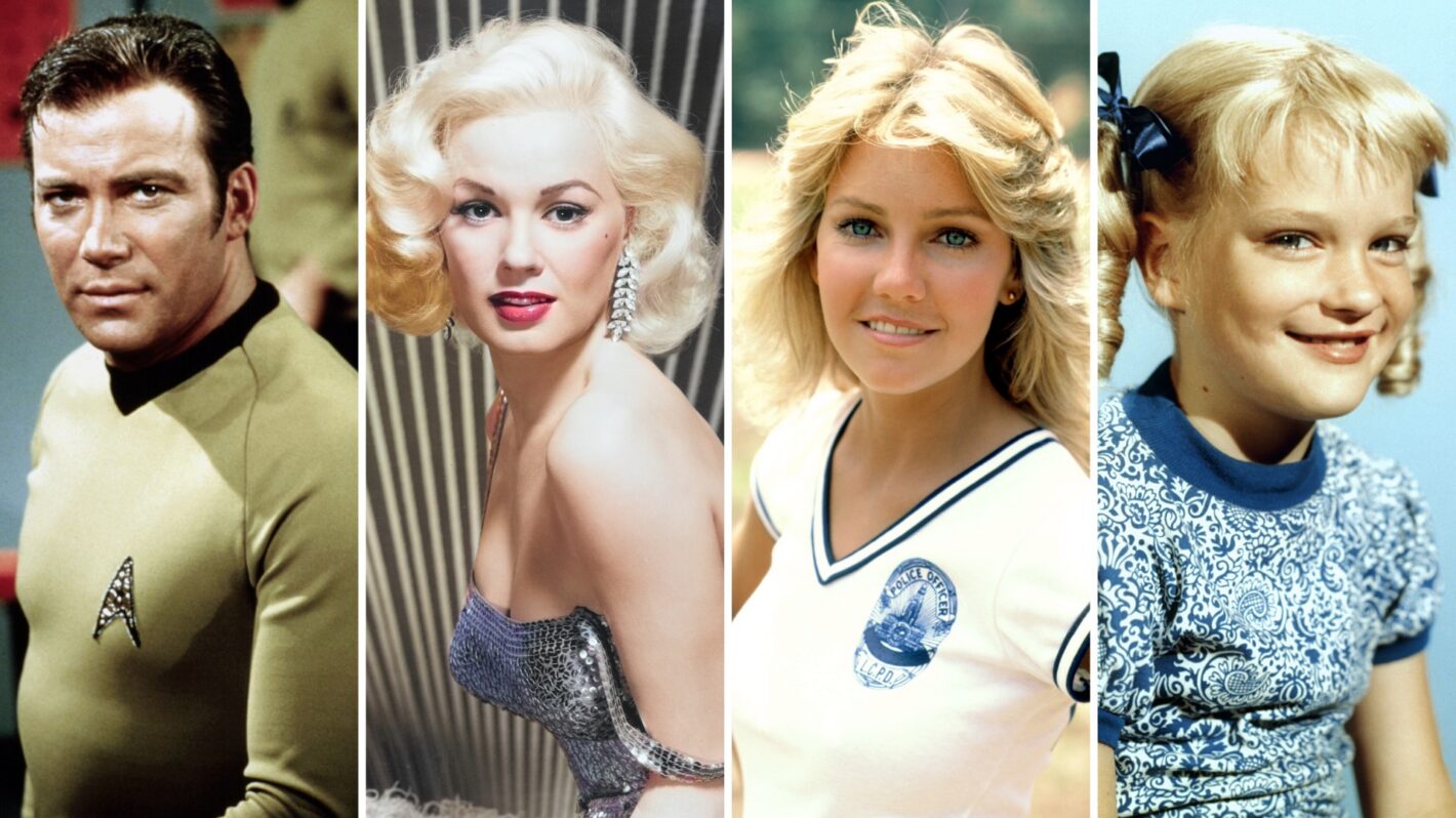 Then & now: New photos of William Shatner, Heather Locklear & more
