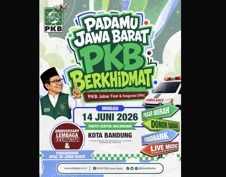 Perkuat gerak pelayanan, PKB Jabar gelar PKBFest