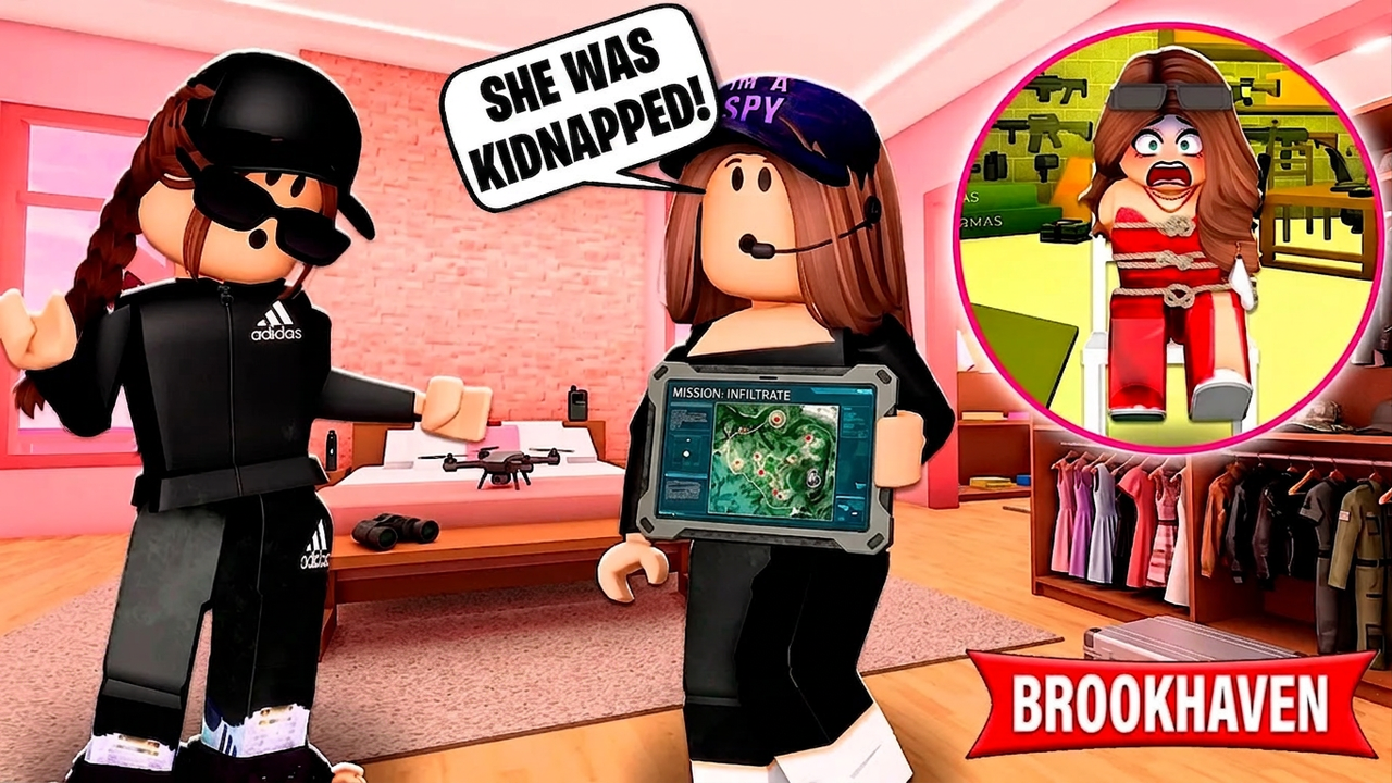 The spies' mom has been kidnapped!😲 Brookhaven stories | Roblox