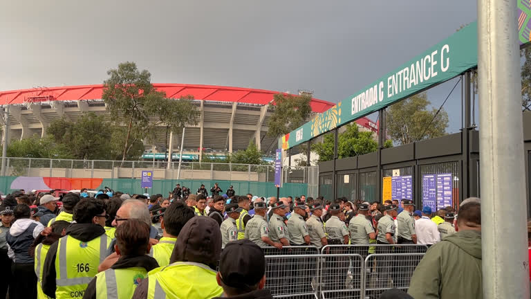 High security presence at Azteca Stadium ahead of World Cup opener