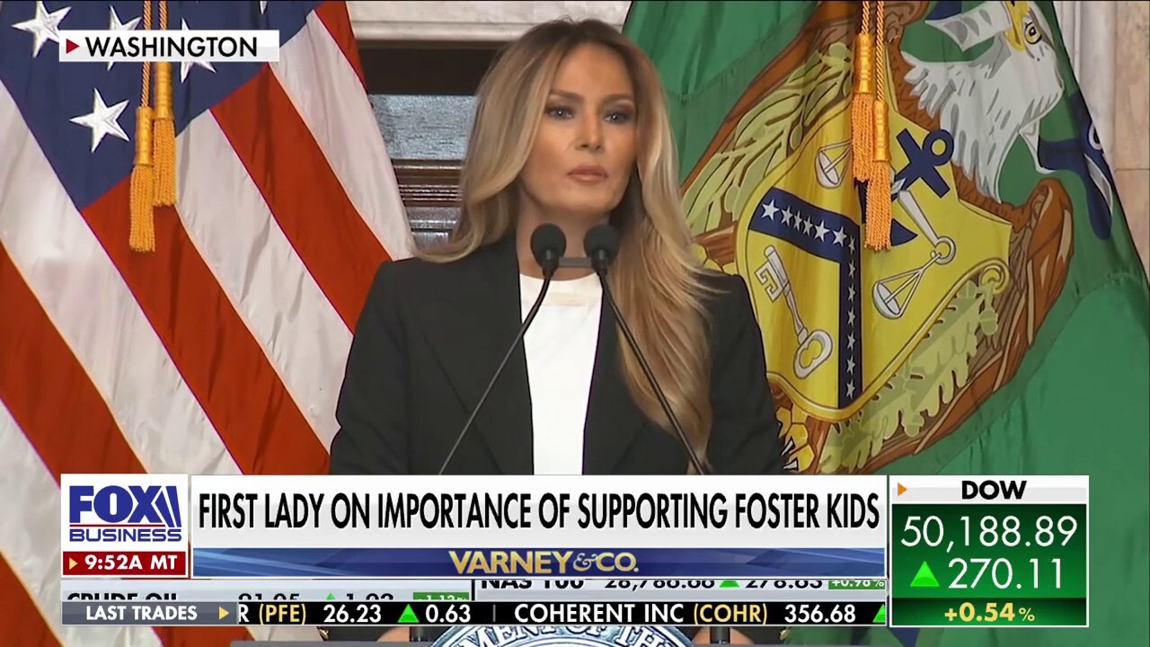 First Lady Melania Trump announces 'Foster the Future' accounts to aid ...