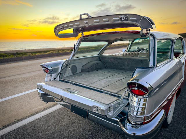 This 1957 Oldsmobile Golden Rocket 88 Fiesta Wagon is begging for a ...